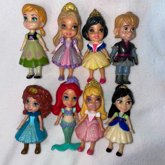 Disney | Toys | Disney Princess Mini Dolls Set | Poshmark